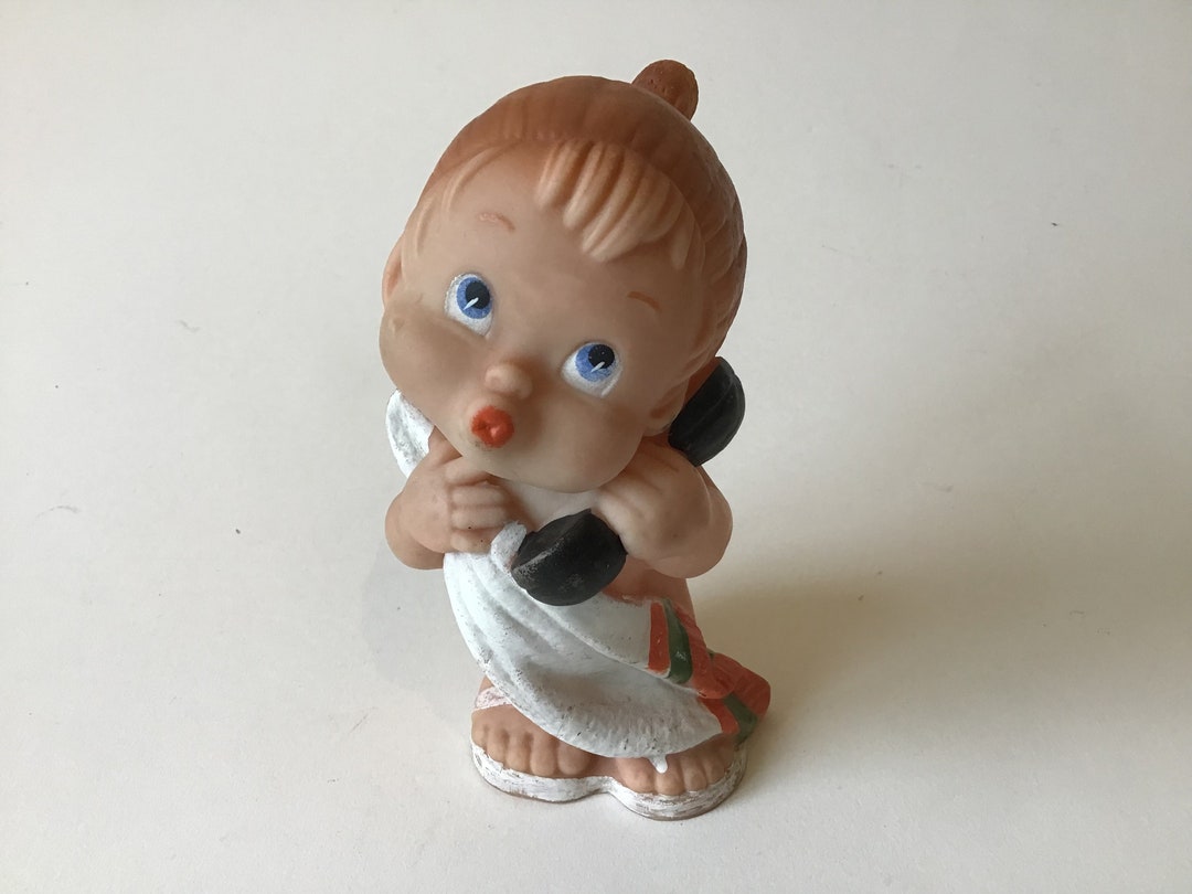 Vintage 1960 Laflex France Rubber Girl Squeaky Baby Doll - Etsy