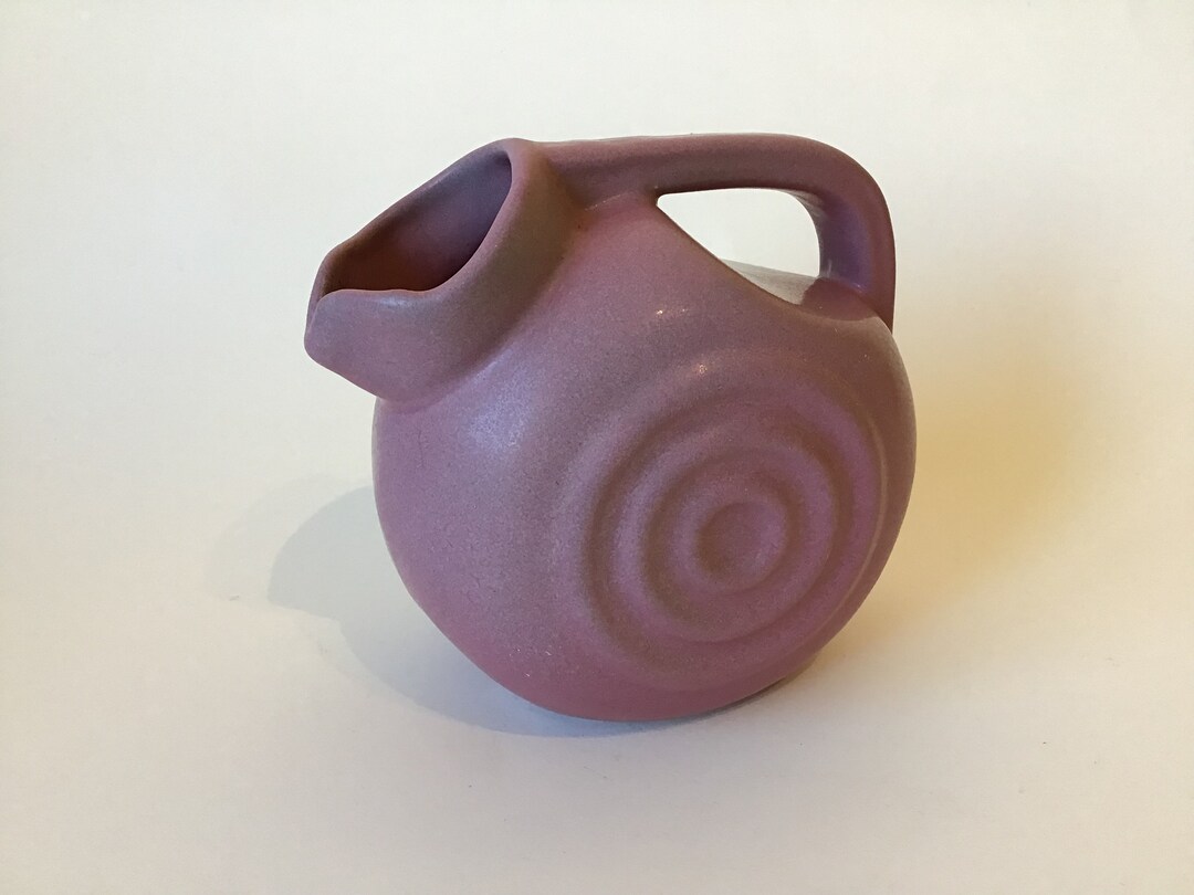 Vintage Pink Rose Niloak Art Pottery Mission Swirl Pitcher Jug - Etsy