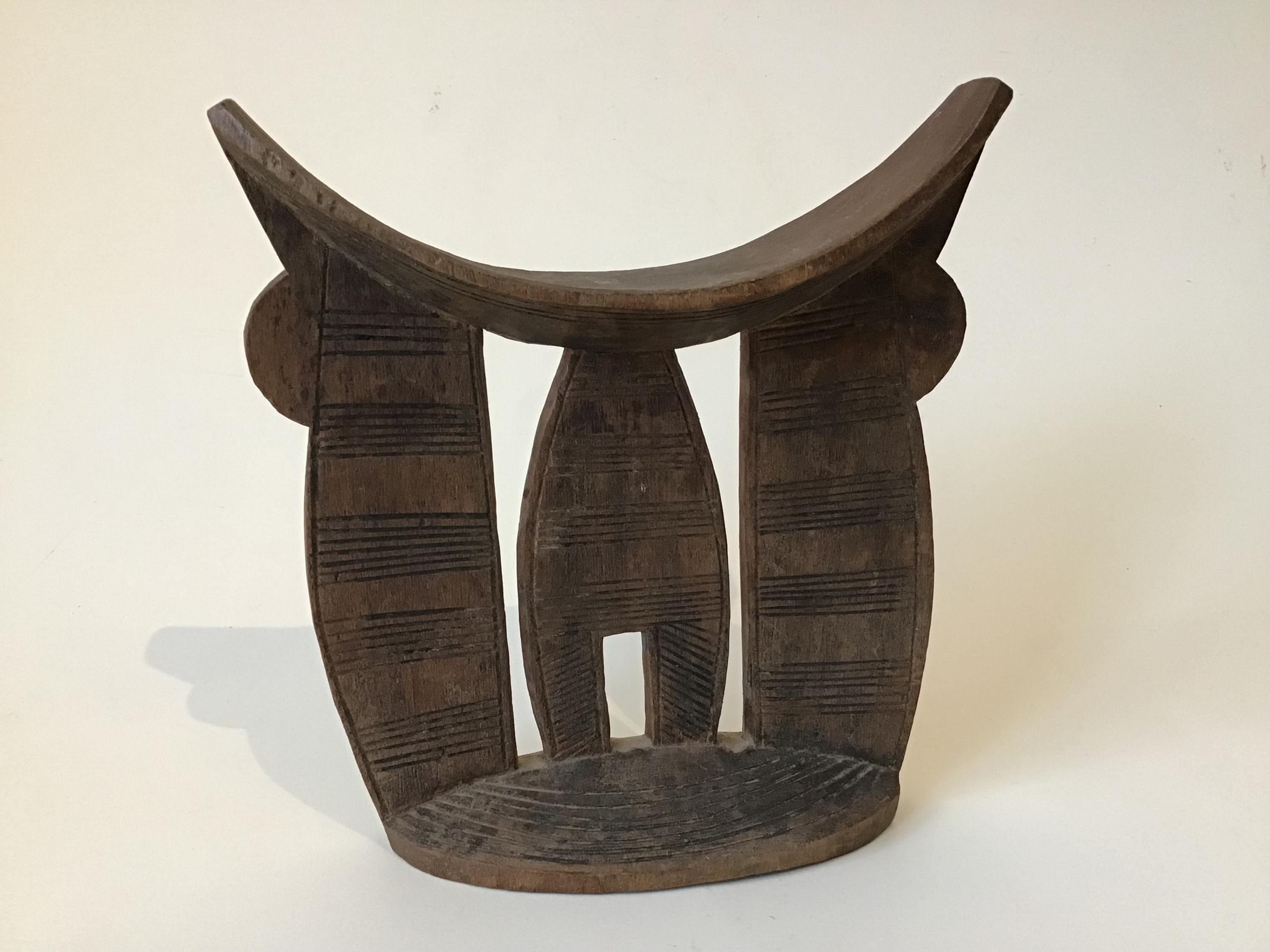 Vintage African Ethiopian Carved Wood Tribal Traditional Neck Head Rest ...