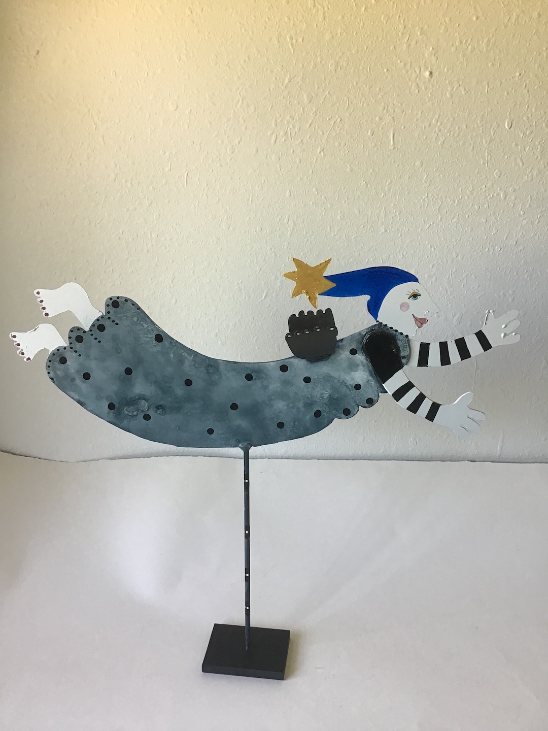 Judie Bomberger 1996 Evening Angel Signed Large Metal Sculpture - Etsy