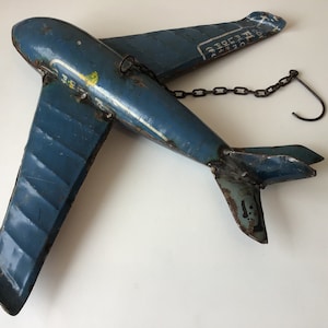 Vintage Welded Metal Airplane Sculpture Folk Primitive Outsider Art - Etsy