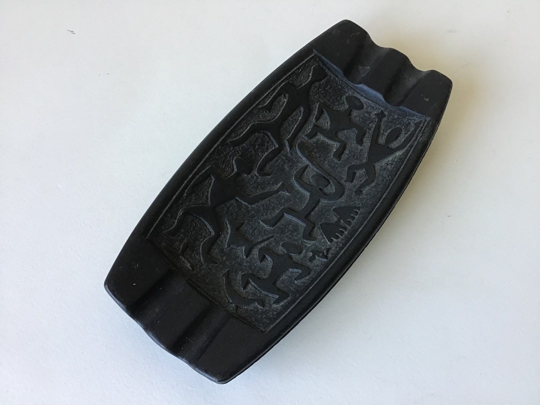 Vintage 1970’s Coco Joe Black Lava Hawaii Ashtray Trinket Dish - Etsy