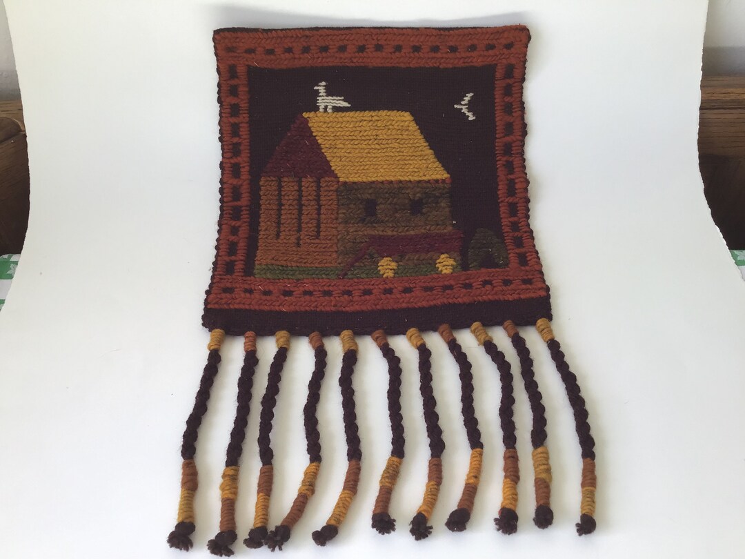 Vintage Polish Cepelia Kilim House Wall Tapestry Wool - Etsy