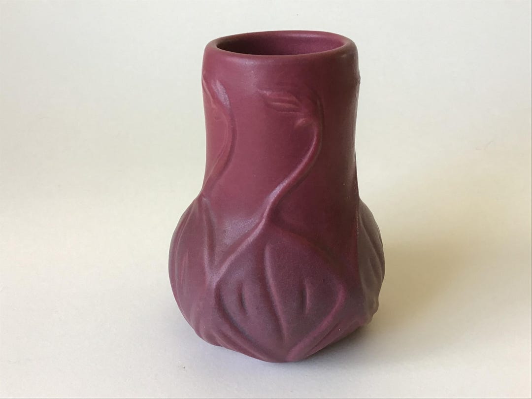 Vintage Van Briggle Art Pottery Persian Rose Mulberry Vase - Etsy