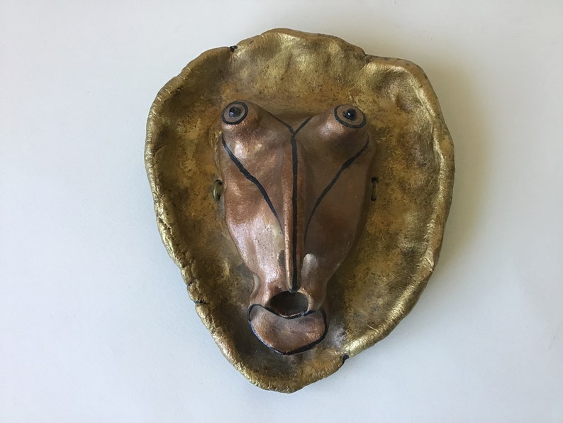 David Dakar Kauai Artist Art Pottery Wall Sculpture Hezar Face - Etsy