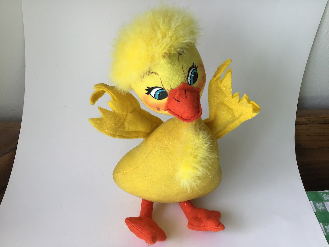 Vintage Annalee 14” Yellow Baby Duck Duckling Doll Figurine - Etsy