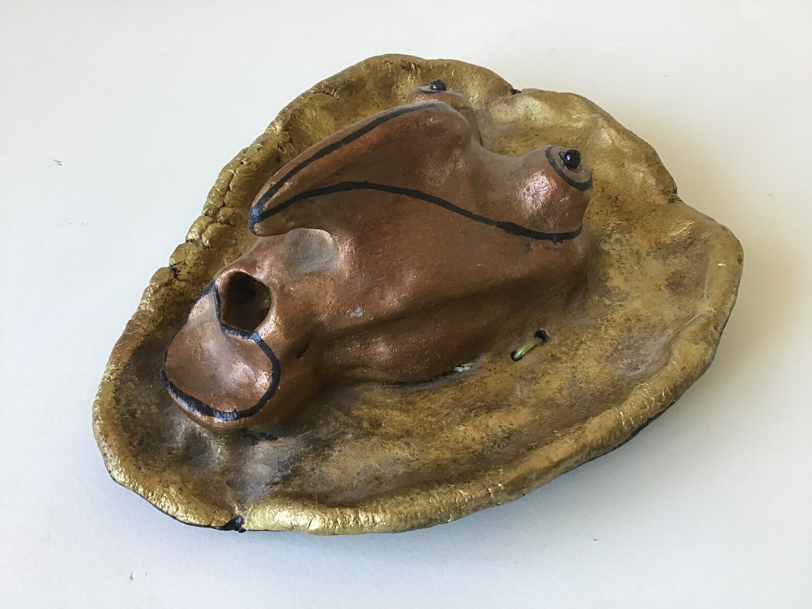 David Dakar Kauai Artist Art Pottery Wall Sculpture Hezar Face - Etsy