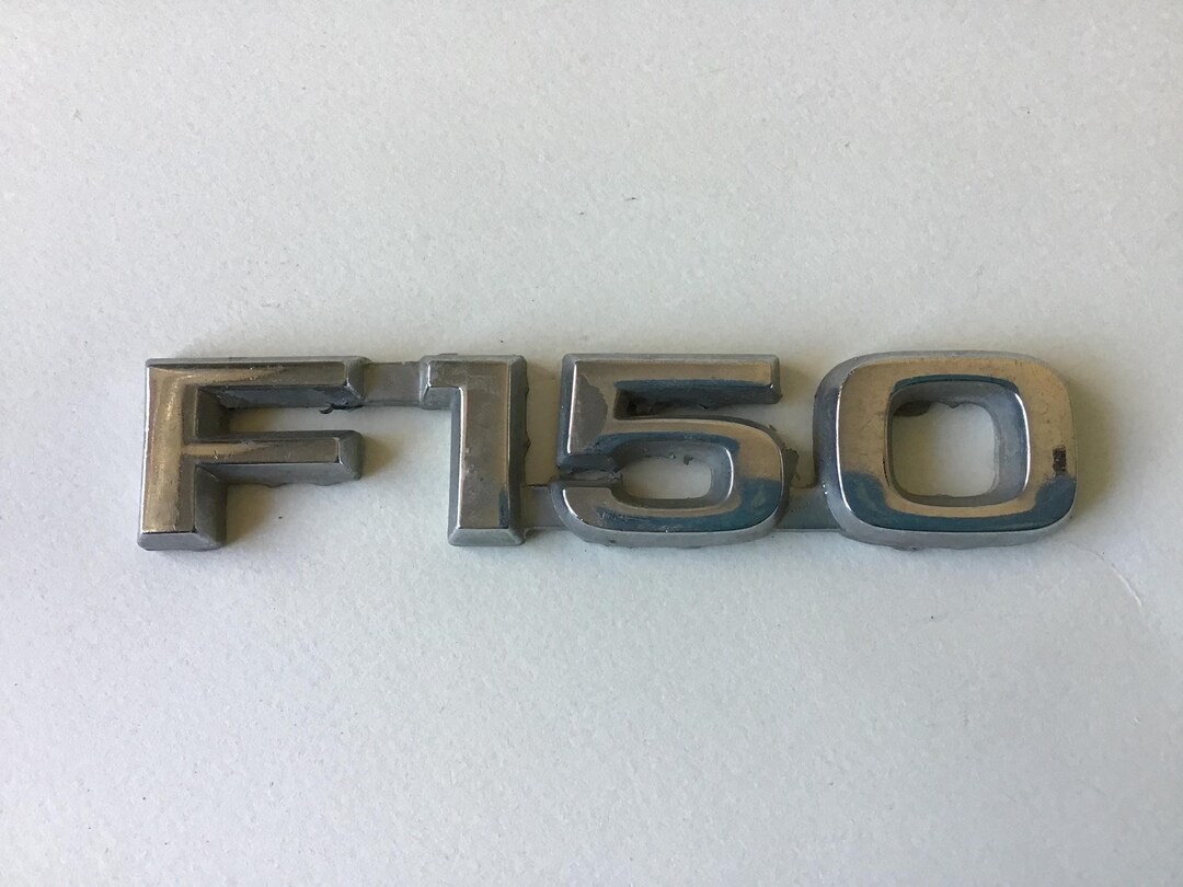 Vintage Ford F150 Emblem Car Truck Metal Badge Exterior Emblem - Etsy