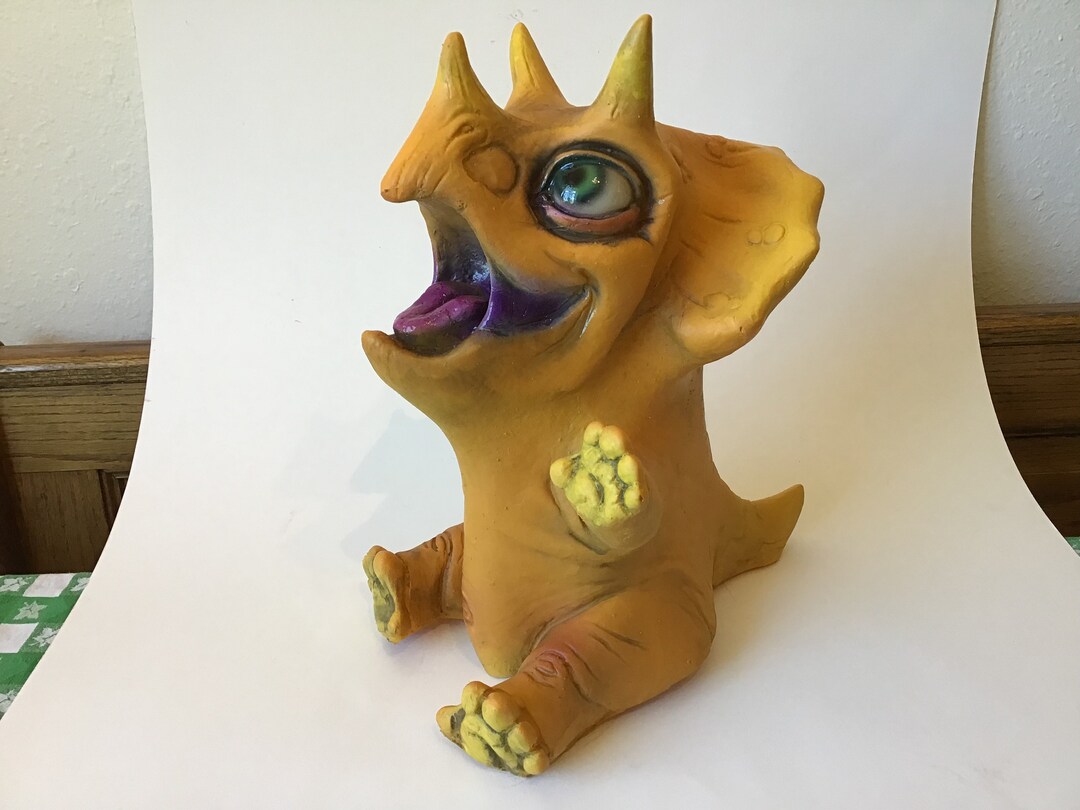 Popsicle Cute Triceratops Dinosaur Monster Prop Latex Distortions ...