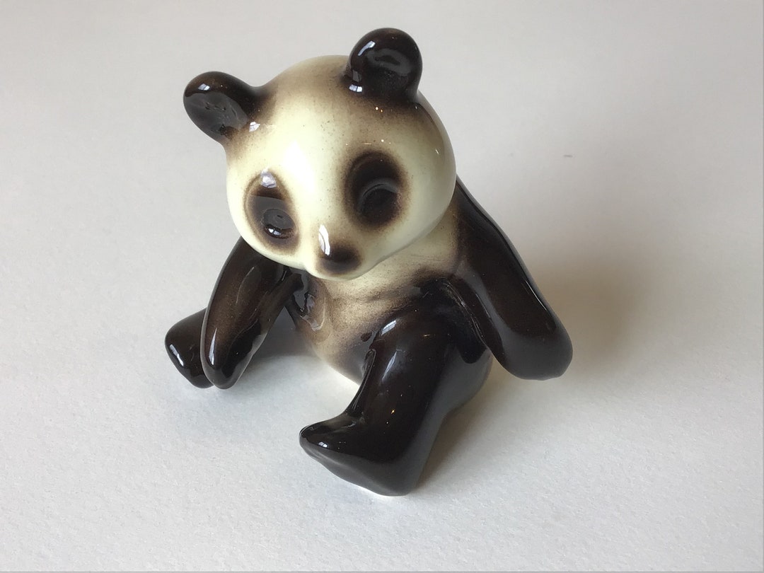 Vintage Goebel West Germany Ceramic Sitting Panda Figurine - Etsy