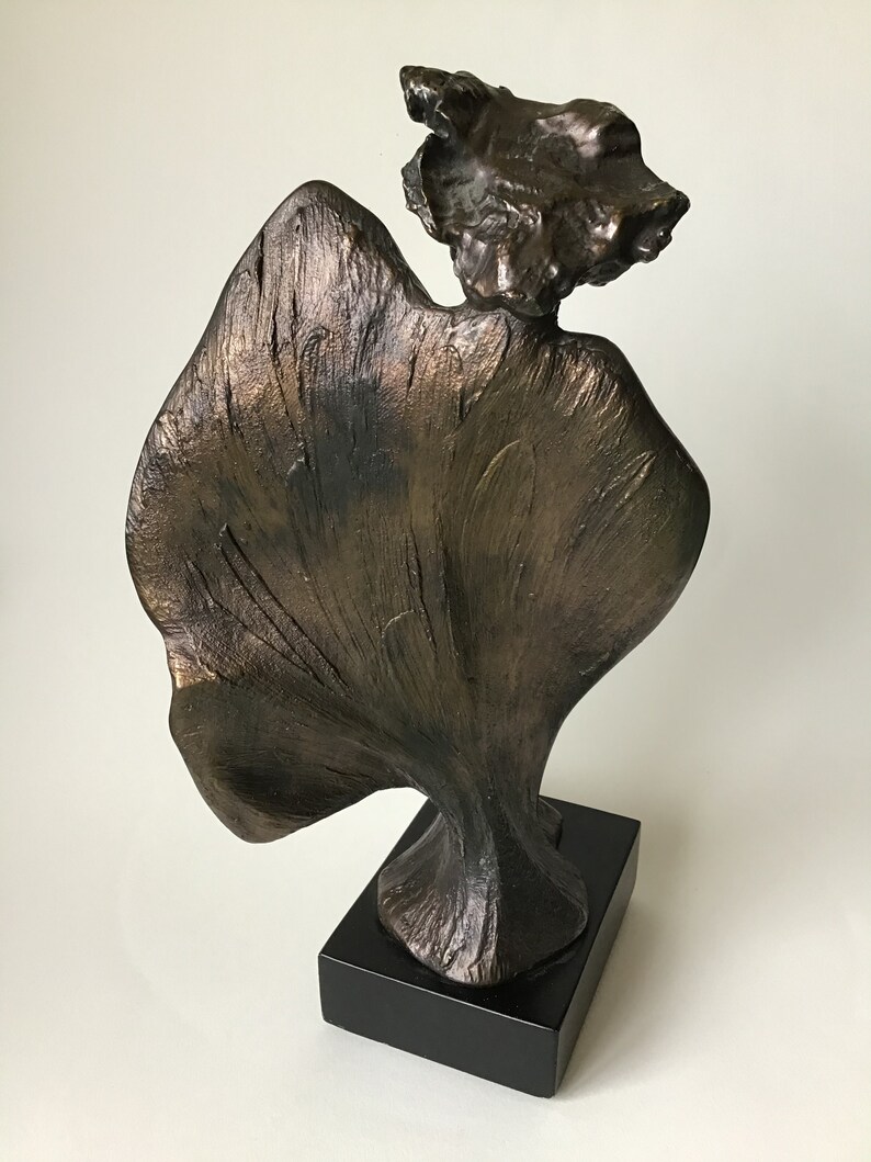 Vintage Cast Metal Loie Fuller Woman Sculpture Statue With | Etsy