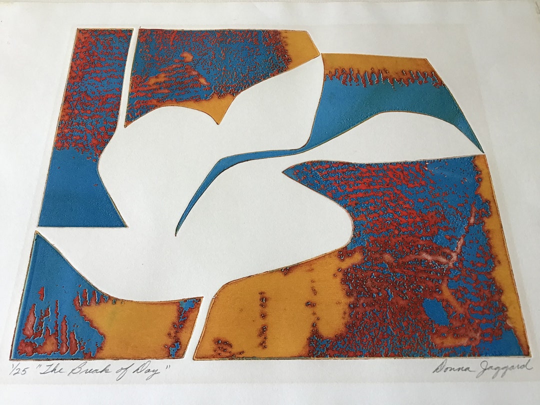 Mid Century Modern 1960’s Donna Jaggard Original Lithograph 1/25 the ...