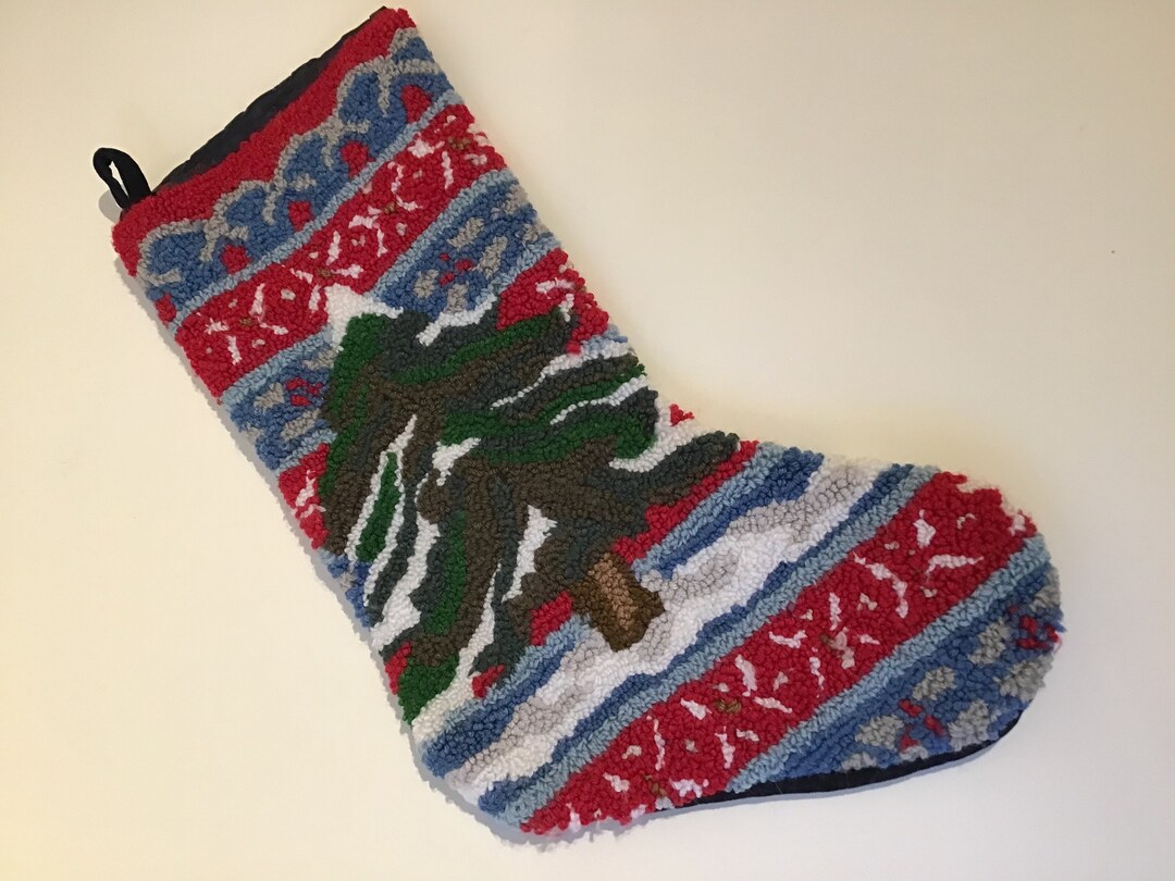 Jingles and Joy Latch Hook Christmas Stocking Tree - Etsy