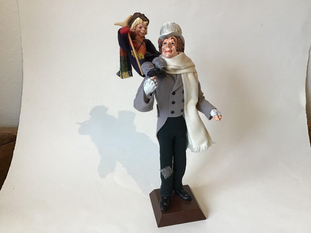 Vintage 1986 Simpich Christmas Carol Character Doll Mr. Bob Cratchit ...