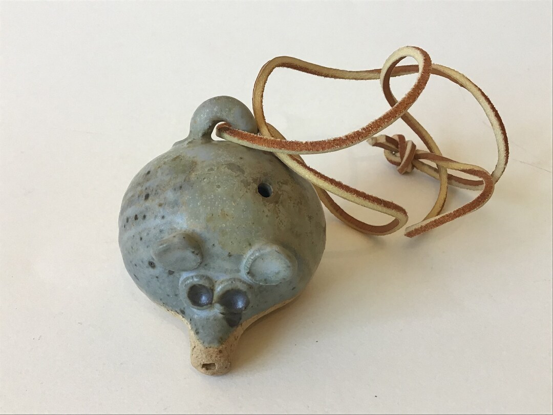 Vintage Art Pottery Mouse Whistle Stoneware by Ruth Lehmann - Etsy