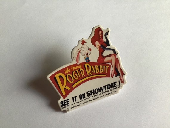 Vintage Who Framed Roger Rabbit Showtime Pin pin-back | Etsy