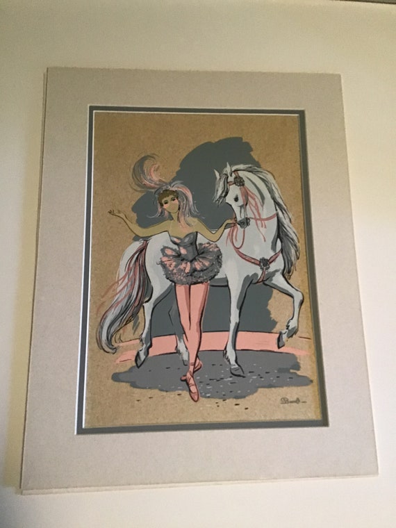 Vintage Mid Century Modern James Bunnell Silkscreen Serigraph | Etsy