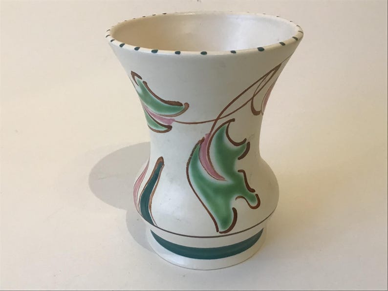 Vintage Honiton Devon Pottery England Art Deco Vase - Etsy