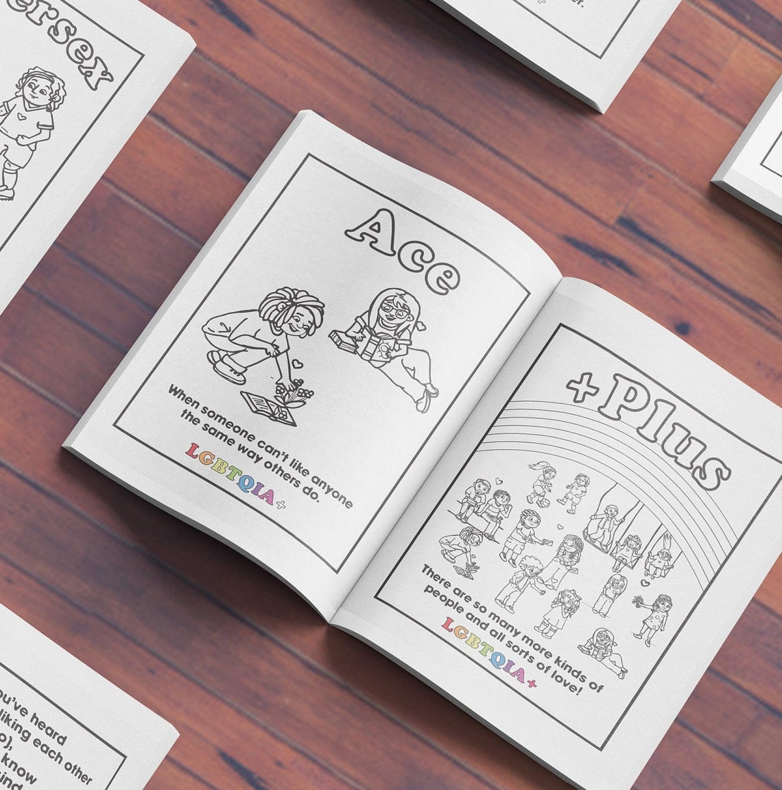 Pdf Kids LGBTQIA+ HAND DRAWN Coloring Book (10+ Pages) "be Proud ...