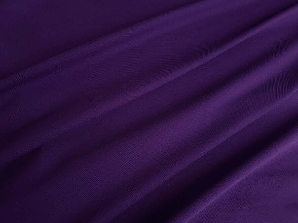 Dark Purple Jersey Knit Fabric Solid Cotton Spandex Fabric - Etsy