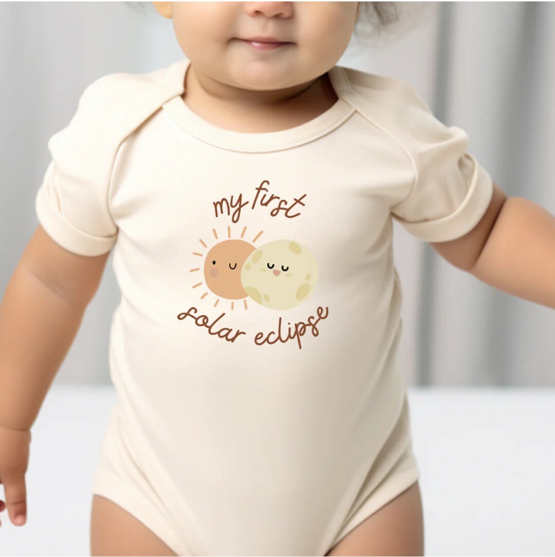 My First Solar Eclipse Solar Eclipse 2024 Infant / Toddler Shirt - Etsy