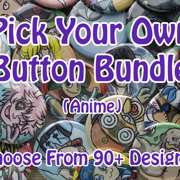 Anime Pinback Button - Etsy