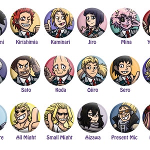Pick Your Own Button Bundle! - Anime Pinback Buttons - 110+ Designs! - Etsy