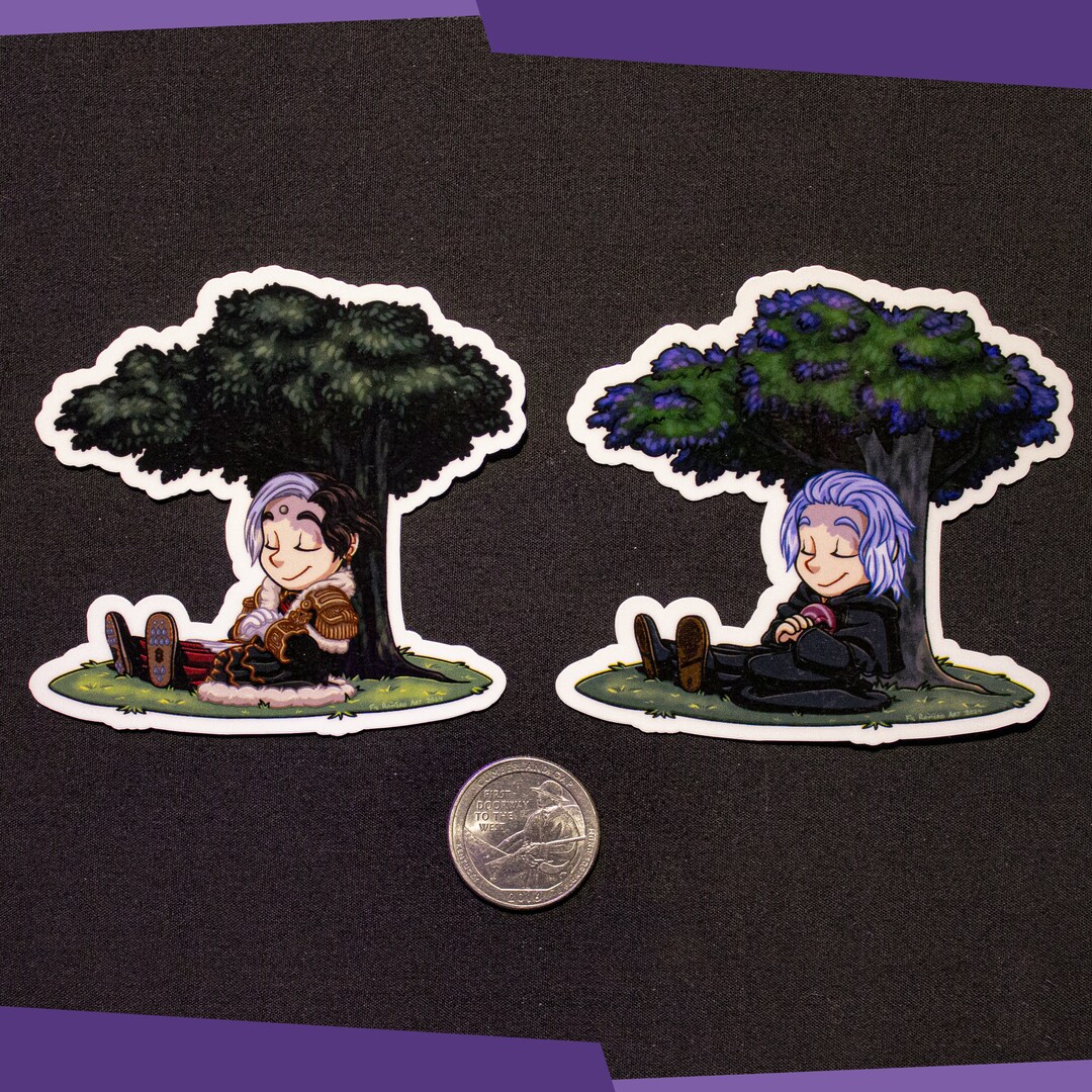 Emet-selch FFXIV Glossy Vinyl 3in Sticker - Etsy