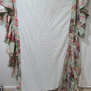 Laura Ashley Twin Dust Ruffle/ English Country Rose Print Fabric Custom ...