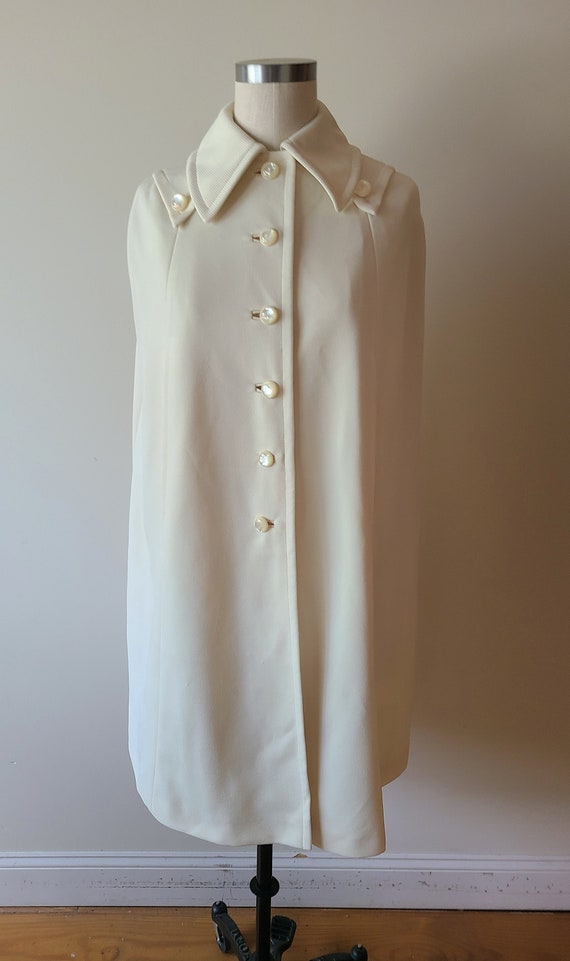 60's mod cape / Voyager West double knit cape / Youth… - Gem