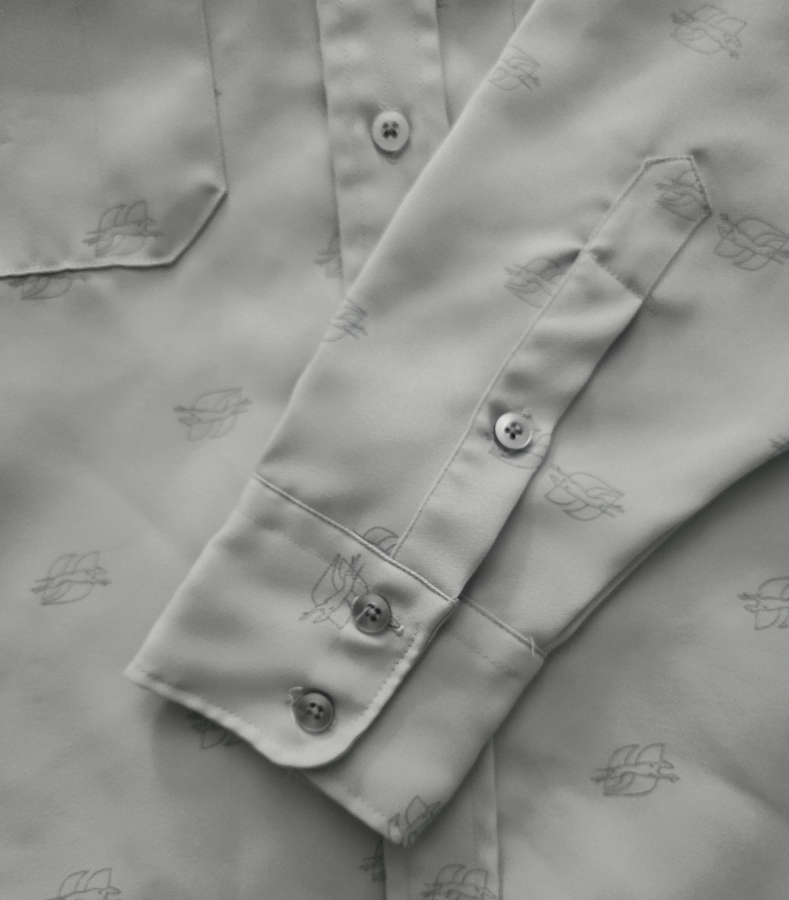 70's Greygound Bus Driver Uniform Shirt/ Men's Greyhound Dacron Work ...