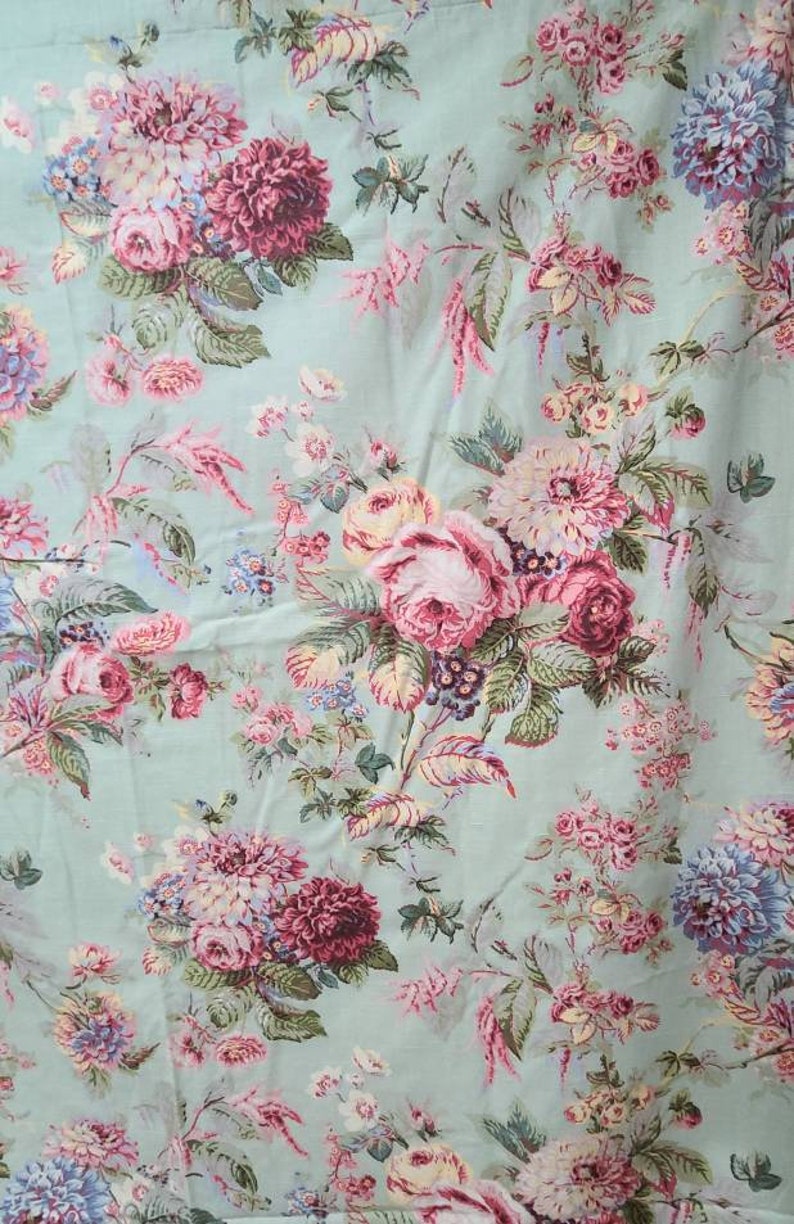 Laura Ashley Twin Dust Ruffle/ English Country Rose Print - Etsy