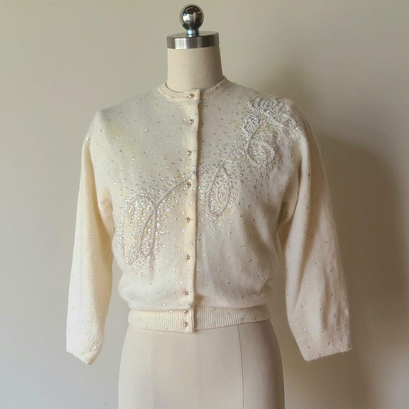 Lambswool Angora Cardigan - Etsy