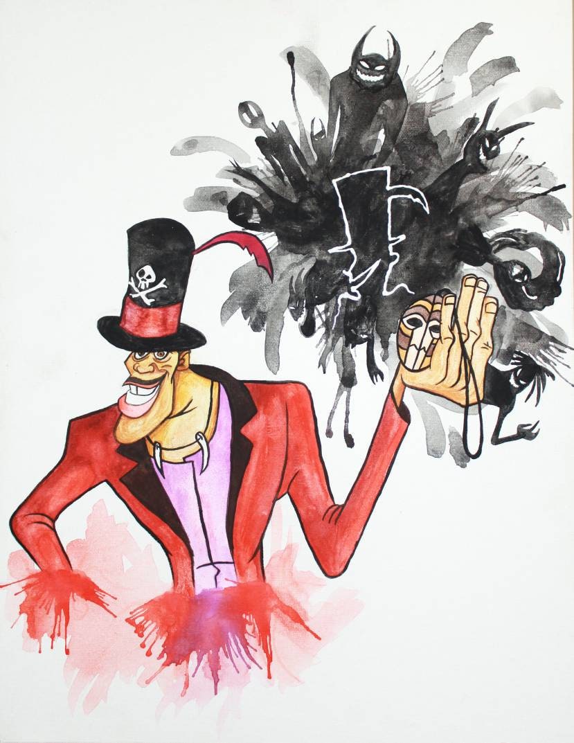 Disney Villains Watercolor Art Print | Villain Painting Print | Disney ...