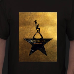 Powerline Hamilton Themed T-shirts | Black, White, Colorful T-shirts ...