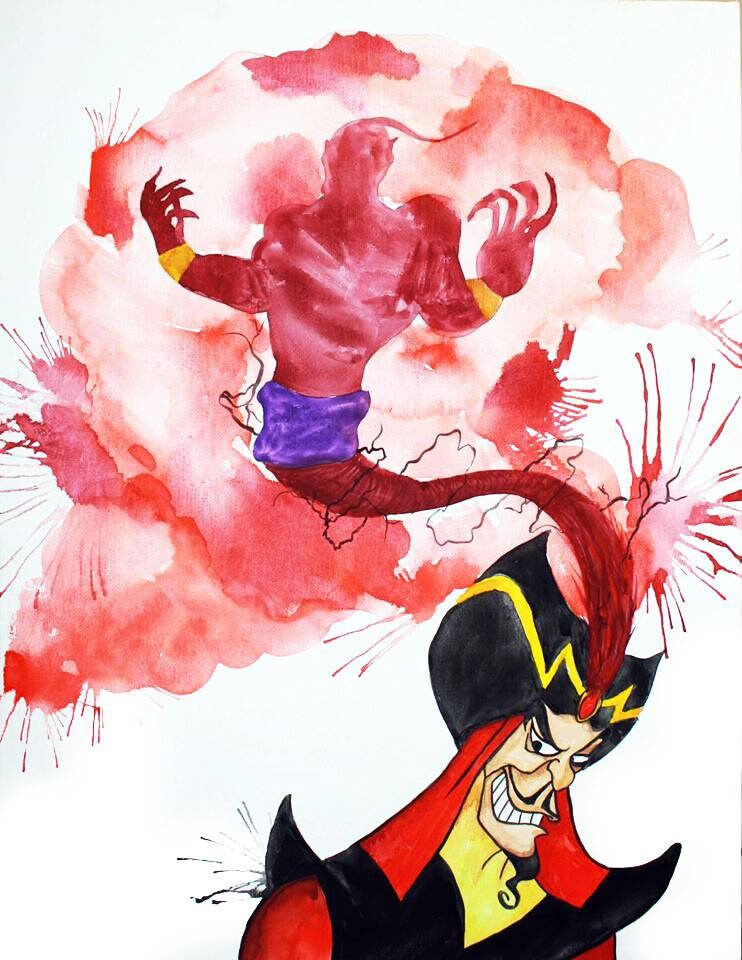 Disney Villains Watercolor Art Print Villain Painting Print | Etsy