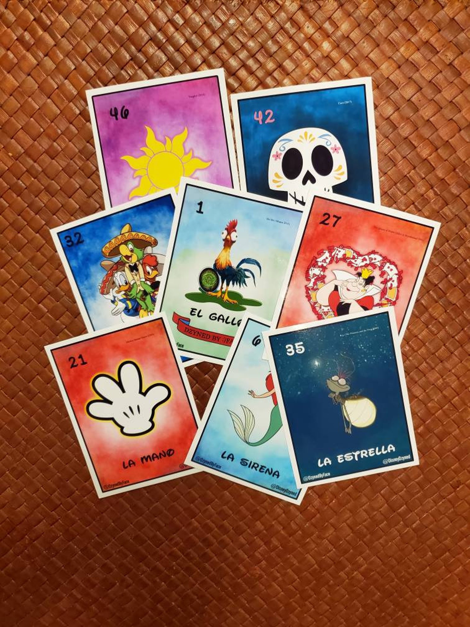 Disney Loteria Card Stickers - Etsy
