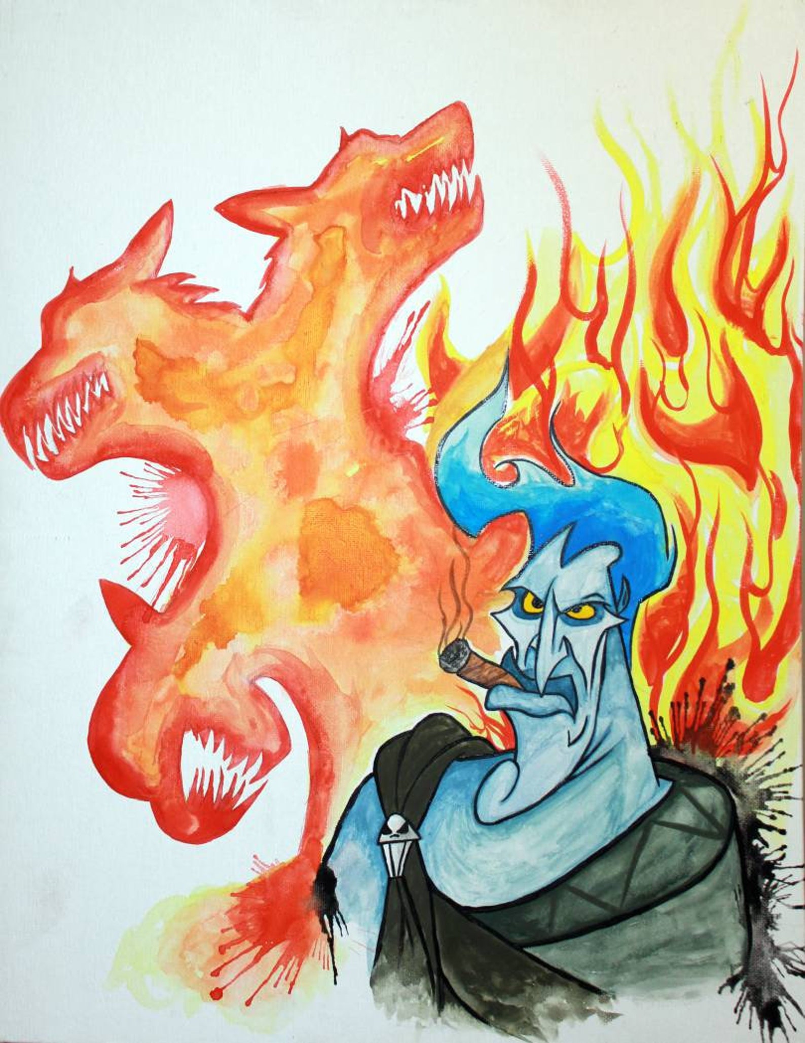 Disney Villains Watercolor Art Print Villain Painting Print - Etsy