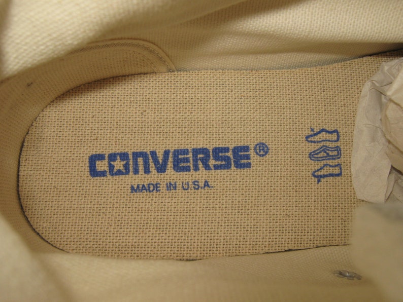 A Vintage Converse All Star Chuck Taylor Leather Sneaker. - Etsy