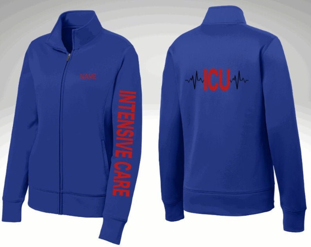 ICU Nurse Intensive Care Critical Care personalized Embroidery Sport ...