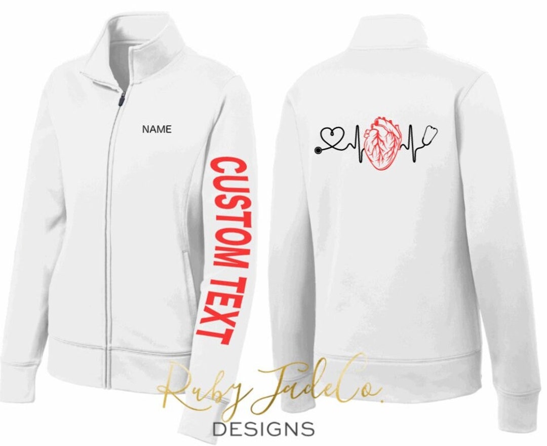 Anatomical Heart Rhythm | Heart Stethoscope | Cardiac Nurse Jacket ...