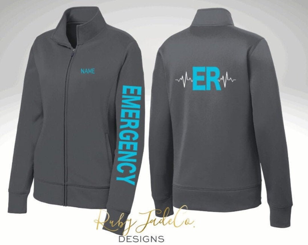 EMERGENCY |ER ROOM | Er Nurse | Personalized Embroidery | Sport Nursing ...