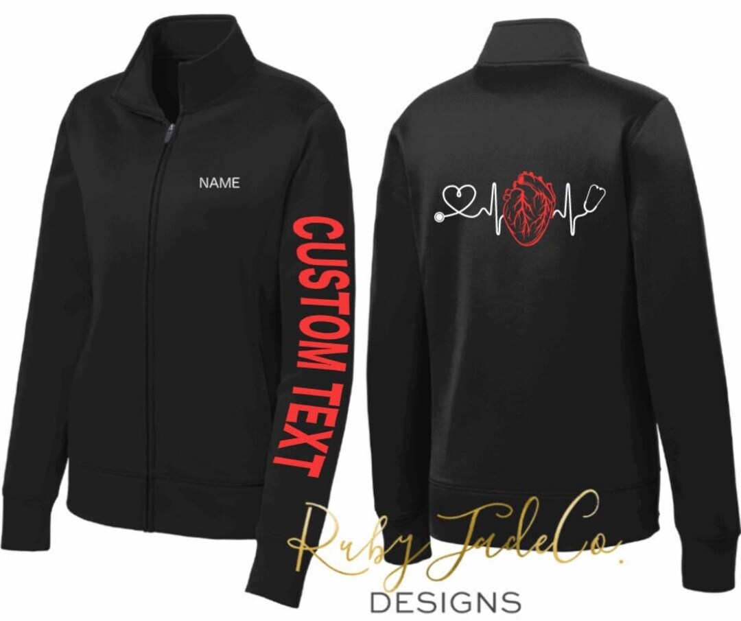 Anatomical Heart Rhythm | Heart Stethoscope | Cardiac Nurse Jacket ...