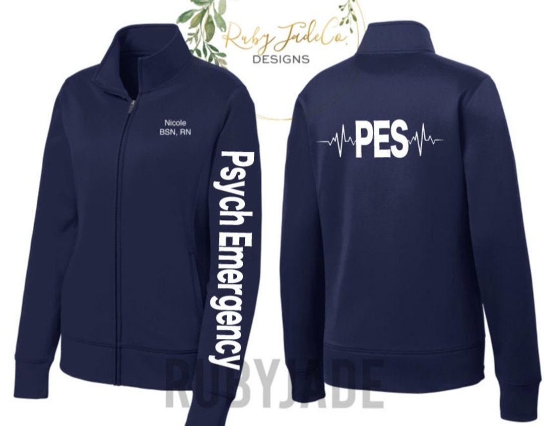 Psych EMERGENCY Services |personalized Embroidery | Sport Nursing ...