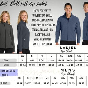 Personalized Jacket | Soft Shell | Custom Embroidery | Water and Wind ...