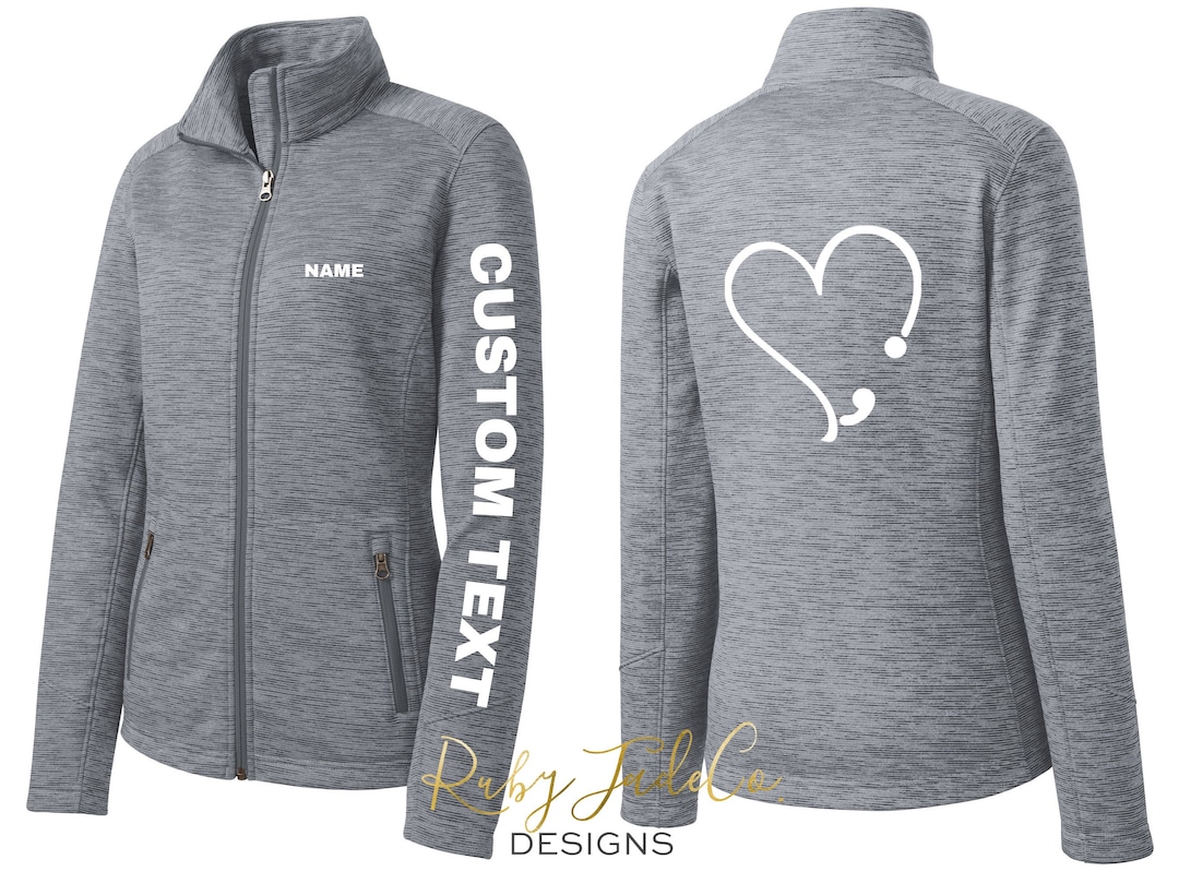 MENTAL HEALTH | Behavioral Health | Semicolon| Personalized Embroidery ...