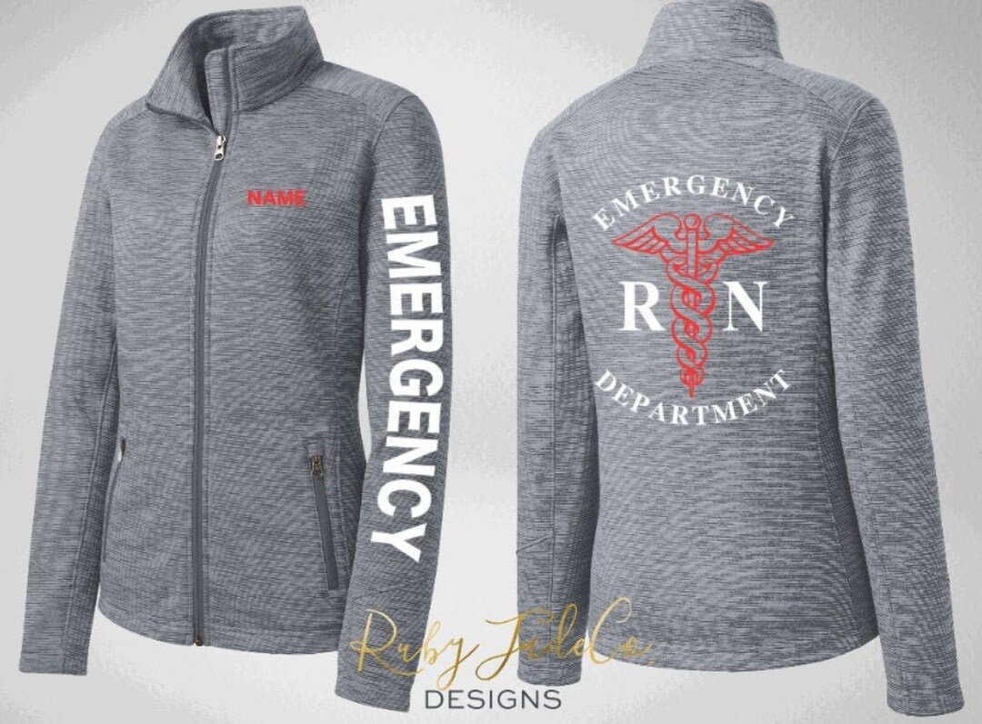 EMERGENCY| ER Registered Nurse |personalized Embroidery | Sport Nursing ...