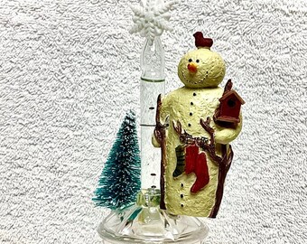 Snowman Bubble Night Light - Etsy