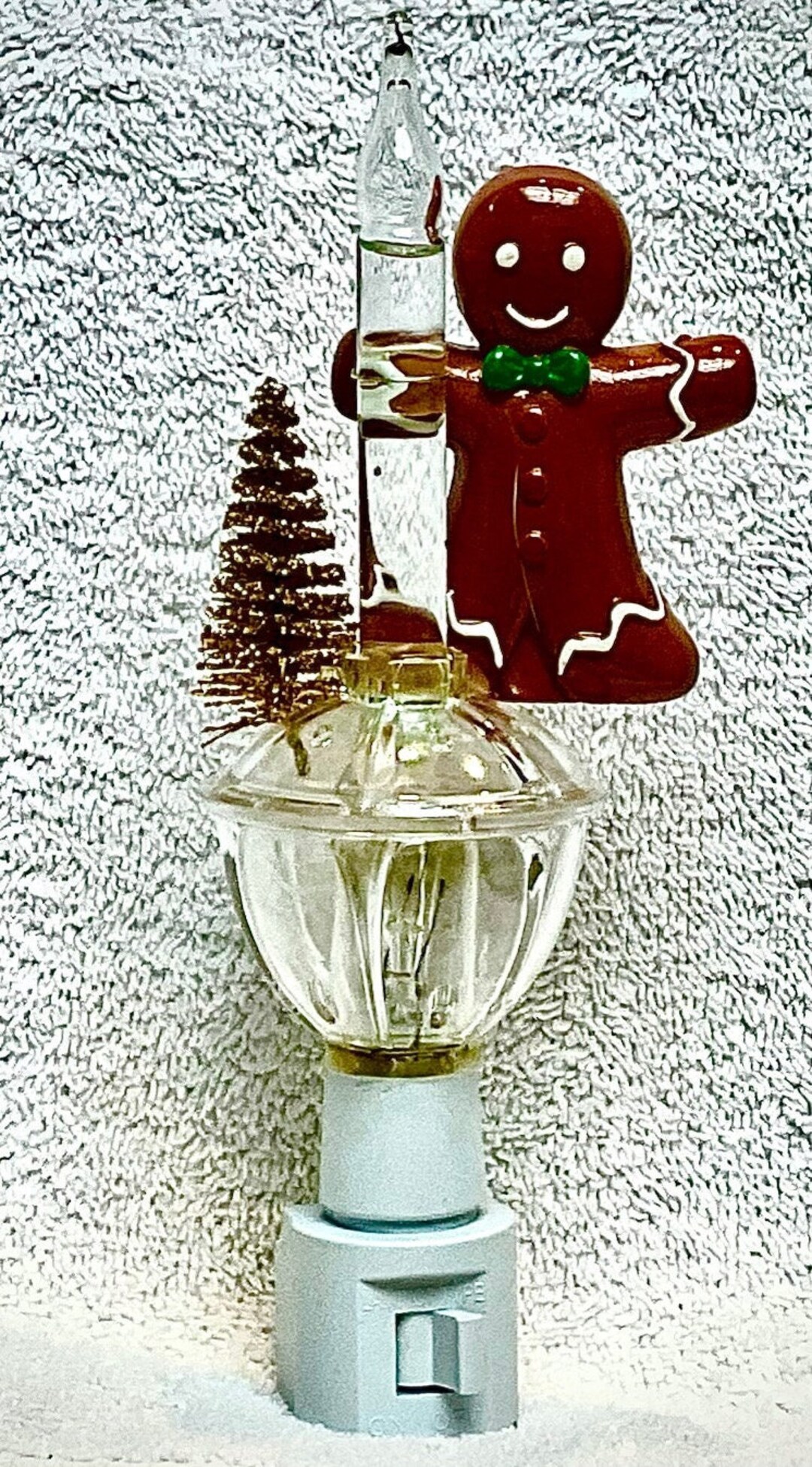 Traditional Look Gingerbread Man Bubble Light Gingerbread - Etsy