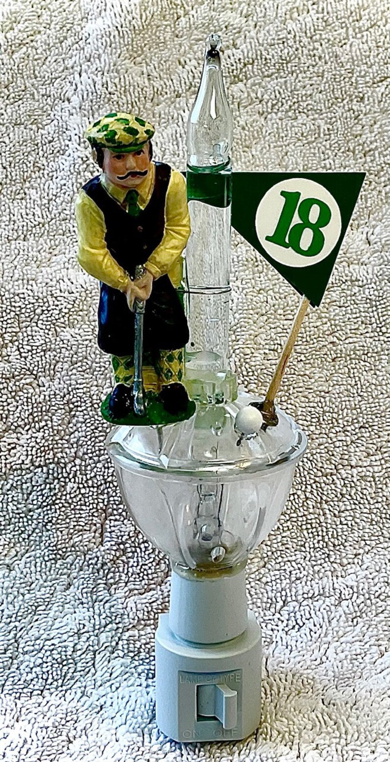 Pro Golfer on 18th Hole Bubble Light Golf Themed Bubble Lamp - Etsy